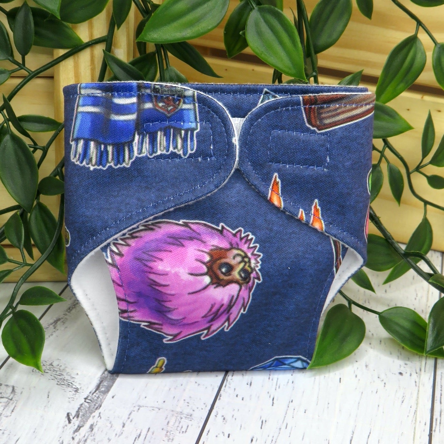 Blue House - PUL - Doll Nappy – From The Rose Garden