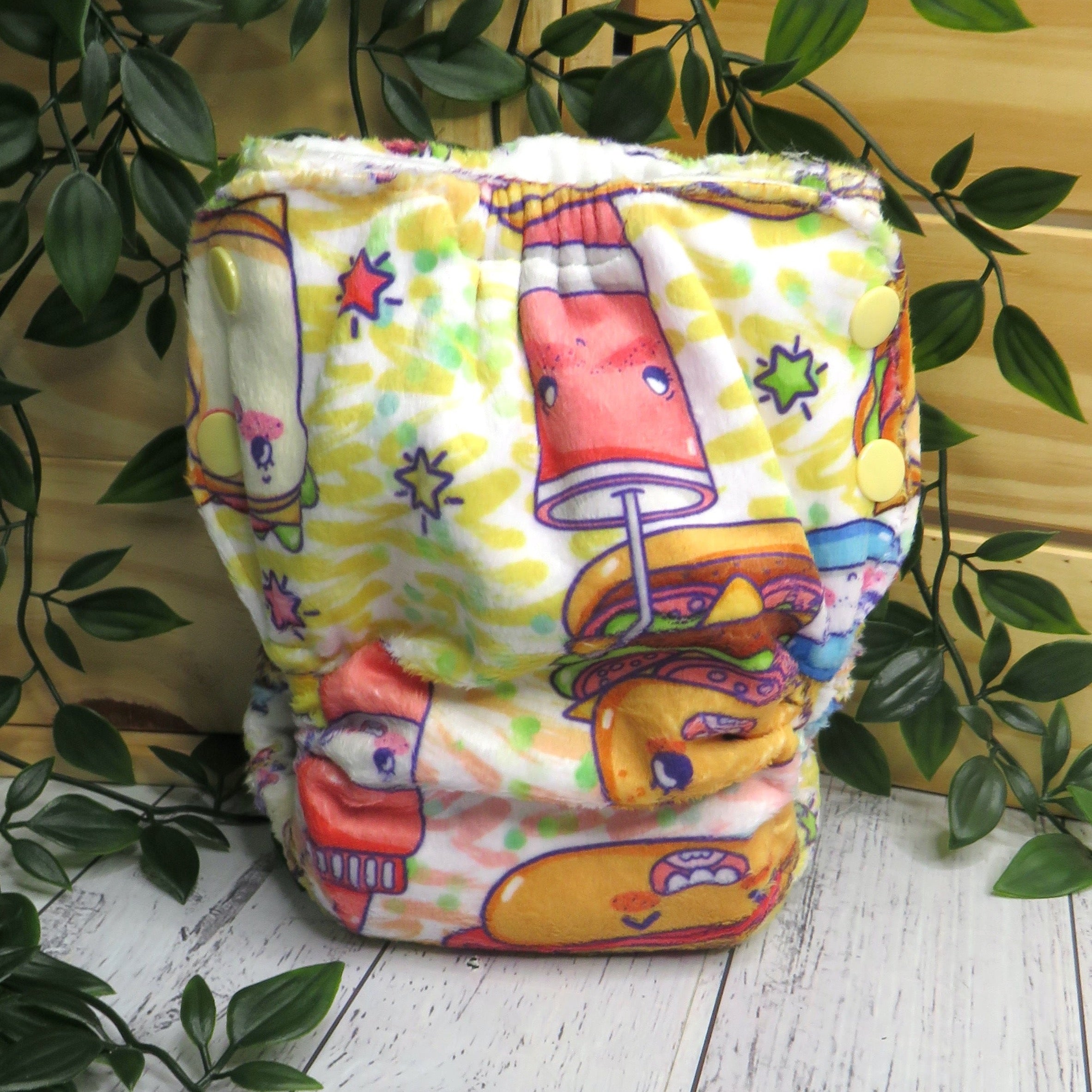 Fast Foods - Minky - Side Snap – From The Rose Garden
