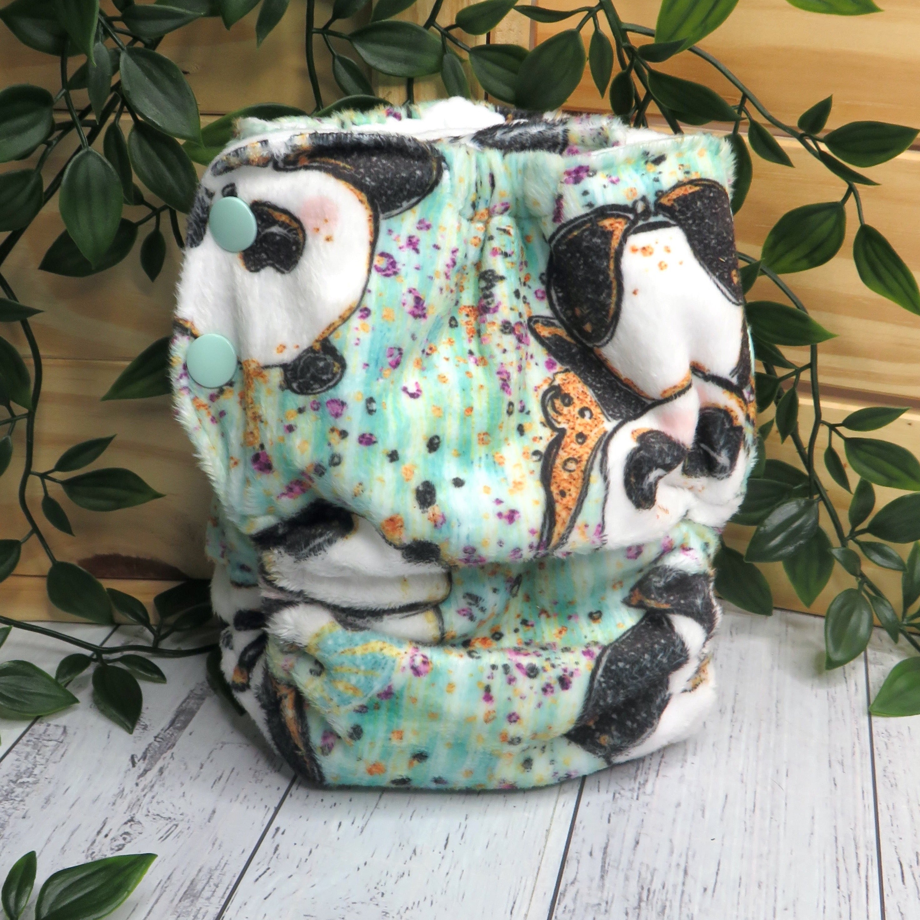 Nice Panda - Minky - Side Snap – From The Rose Garden