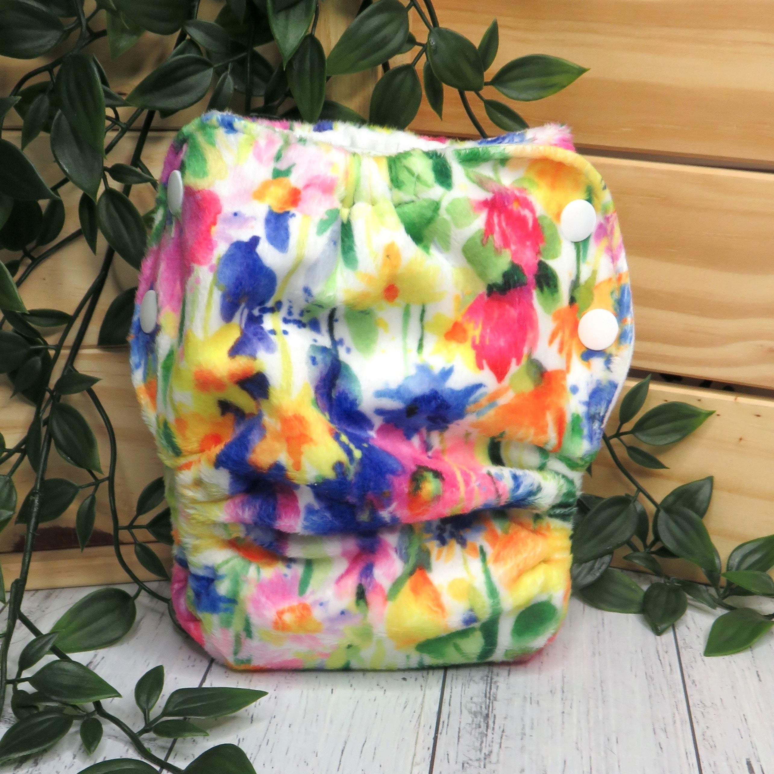 Floral Fields - Minky - Side Snap – From The Rose Garden